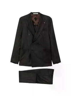 Tagliatore Stripe-pattern Double-breasted Suit