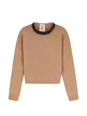 SEMICOUTURE Denny Bead-embellished Sweater