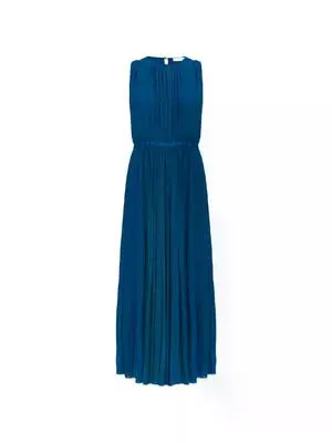 Max Mara Midi Pleated Sleeveless Dress