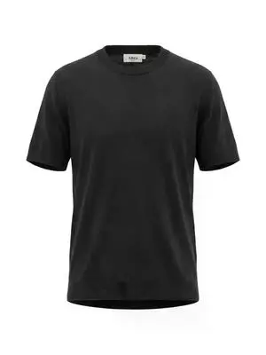 Altea Fine-knit Short-sleeve T-shirt - Black