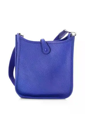 Hermès Evelyne Bag Gen Iii Clemence Tpm Crossbody Bag - Blue