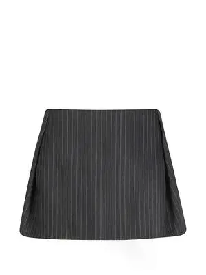 IRO PARIS Pinstripe-pattern Pleated Mini Skirt