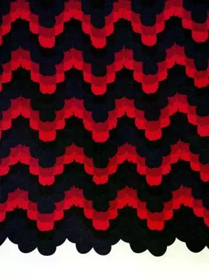 Escvdo Ursula Wave-pattern Crochet Maxi Dress