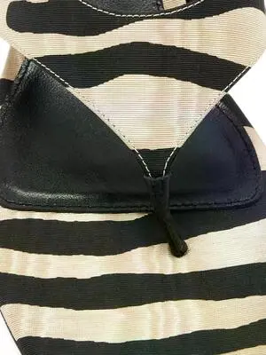 STUART WEITZMAN Zebra Print Wedge Sandals - Neutrals