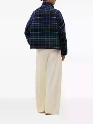 Pinko Checked Cropped Coat