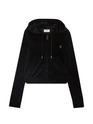 Juicy Couture Drawstring Sweatshirts Hoodies For Women
