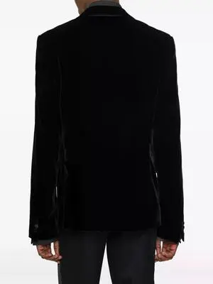Burberry Peaked Lapels Velvet Tuxedo Jacket