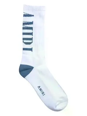 Amiri Logo Print Crew Socks