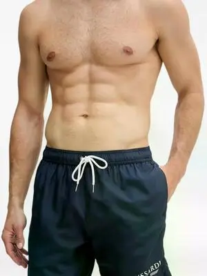 TRUSSARDI Logo-print Drawstring Swim Shorts