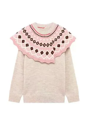 MSGM Long-sleeves Sweater - Neutrals