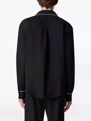 MSGM Piped-trim Chest-pocket Shirt