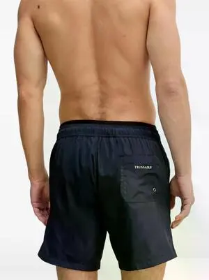 TRUSSARDI Logo-print Drawstring Swim Shorts