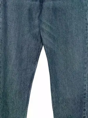 MSGM Logo Patch Wide-leg Jeans