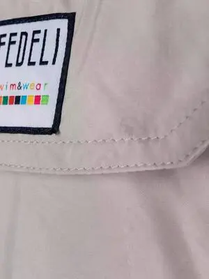 Fedeli Drawstring-waist Swim Shorts