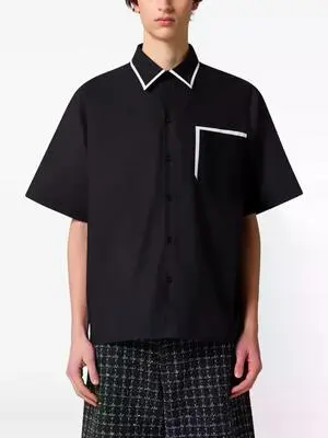 MSGM Piping-detail Chest-pocket Shirt