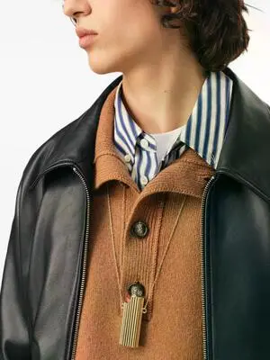 AMI Paris Lamb-leather Zipped Jacket