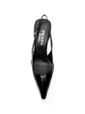 Prada Pointed-toe Slingback Pumps