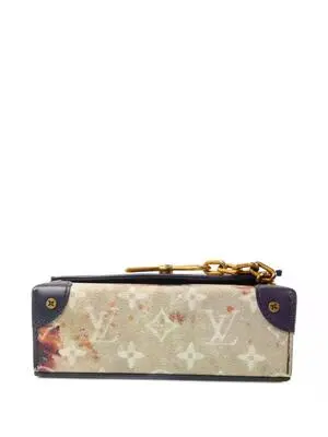 LOUIS VUITTON Monogram Bleach Steamer Shoulder Bag - Blue