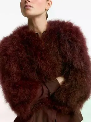 YVES SALOMON Feather-embellished Jacket