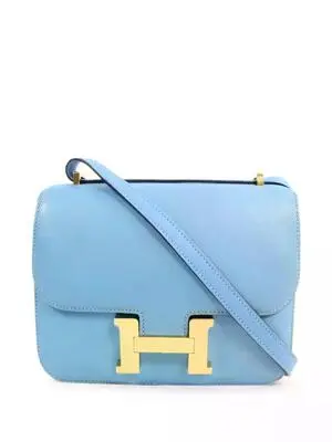 Hermès Mini Constance Shoulder Bag - Blue