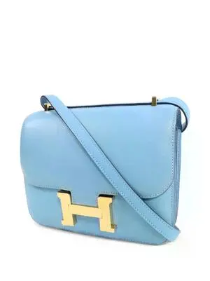 Hermès Mini Constance Shoulder Bag - Blue