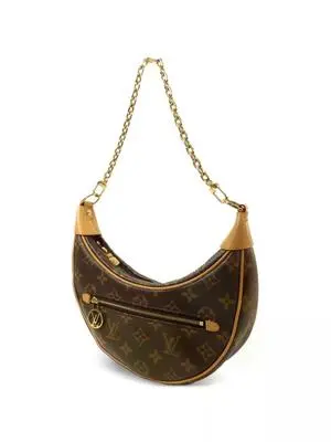 LOUIS VUITTON Monogram Loop Shoulder Bag - Brown
