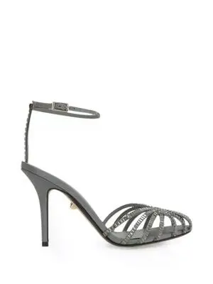 ALEVI MILANO Penelope Crystal-embellished Sandals - Grey