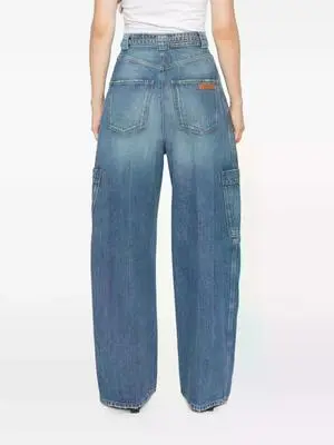 Sportmax Pleated-detail Cargo Jeans