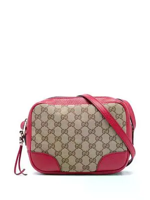 Gucci 2016-2026 Gg Canvas Bree Crossbody Bag - Red