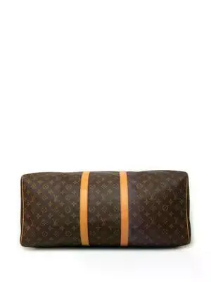 LOUIS VUITTON 2001 Monogram Keepall 55 Travel Bag