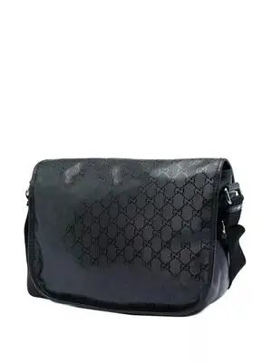 Gucci Gg Imprimé Crossbody Bag - Black