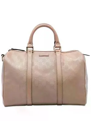 Gucci 2016-2026 Medium Gg Imprime Joy Boston Bag - Brown