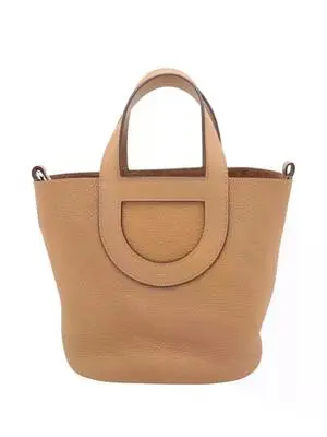 Hermès 2023 Clemence And Swift In The Loop 18 Handbag - Brown