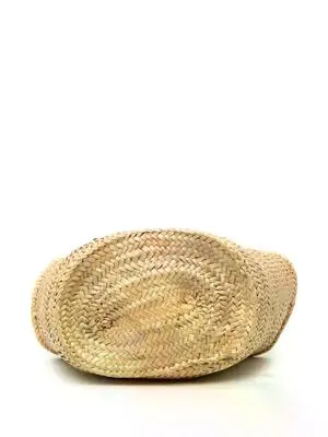 Loewe 2018 Medium Raffia Anagram Basket Tote Bag