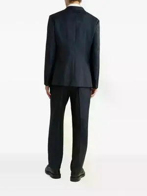 Etro Single-breasted Wool Jacquard Jacket With Arnica Motif