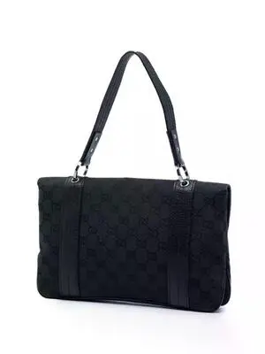 Gucci 2000-2015 Gg Canvas Handbag - Black