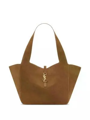 Saint Laurent Le 5 À 7 Small Bea Suede Bag - Brown