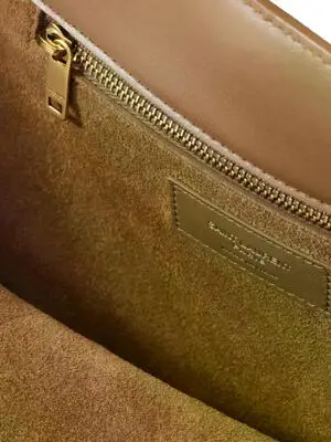 Saint Laurent Le 5 À 7 Small Bea Suede Bag - Brown
