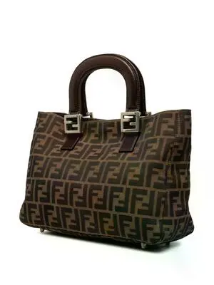Fendi Zucca Canvas Twins Tote Bag