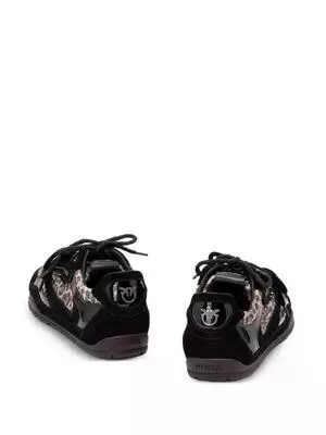 Pinko Yulia 01 Leopard-print Panelled Sneakers