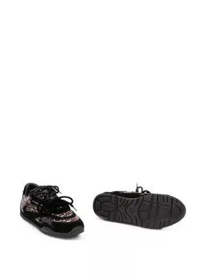 Pinko Yulia 01 Leopard-print Panelled Sneakers
