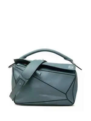 Loewe 2016 Medium Calfskin Puzzle Satchel - Blue