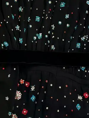 Valentino Garavani Embellished Long Sleeve Dress