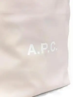A.p.c. Logo Print Tote Bag