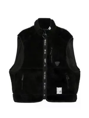 Mihara Yasuhiro Faux Shearling High Neck Gilet