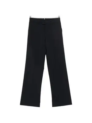 BERWICH Patrizia Pressed-crease Wool Trousers - Blue