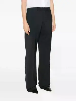 BERWICH Patrizia Pressed-crease Wool Trousers