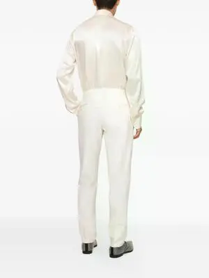 Dolce & Gabbana Silk Satin Martini-fit Shirt
