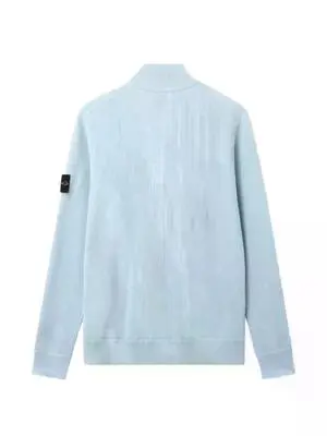 Stone Island Ribbed Soft Organic Cotton Jumper - Blue