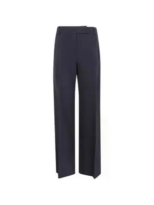 DRHOPE Pleated Tailored Trousers - Black
